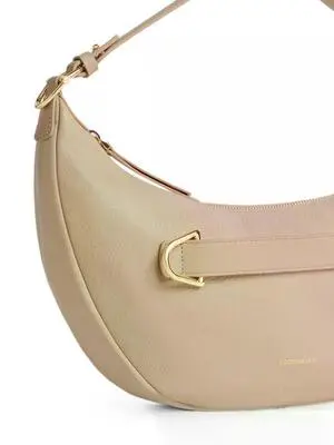 COCCINELLE Medium Paki Crescent-shaped Shoulder Bag - Neutrals