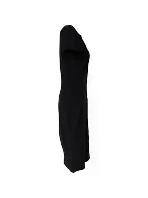 Victoria Beckham Short Sleeve Midi Dress