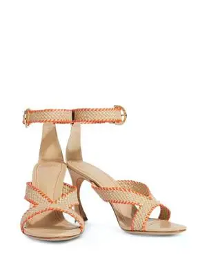 ALEXANDRE BIRMAN Giorgia Woven Leather Sandals