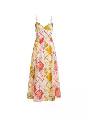 CHRISTY LYNN Esme Floral-print Midi Dress
