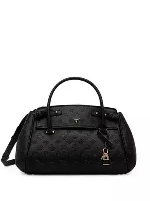 Guess Logo-embossed Tote Bag - Black