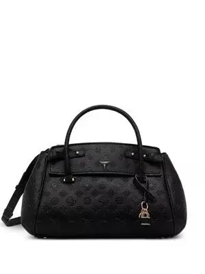 Guess Logo-embossed Tote Bag - Black