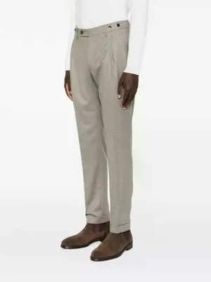 BERWICH Pleated Wool Trousers
