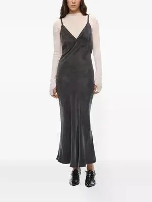 Pinko V-neck Slip Maxi Dress