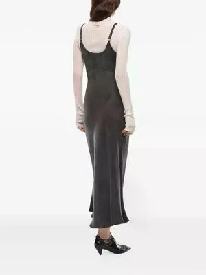 Pinko V-neck Slip Maxi Dress