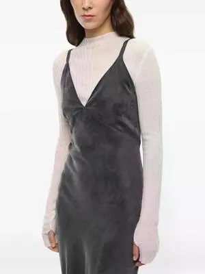 Pinko V-neck Slip Maxi Dress
