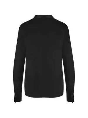 F.IT V-neck Long-sleeve Top - Black