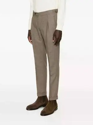 BERWICH Pleated Wool Trousers