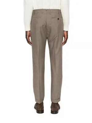BERWICH Pleated Wool Trousers