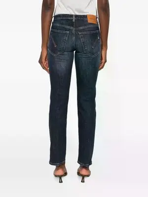 DONDUP Coco Faded Straight-leg Jeans