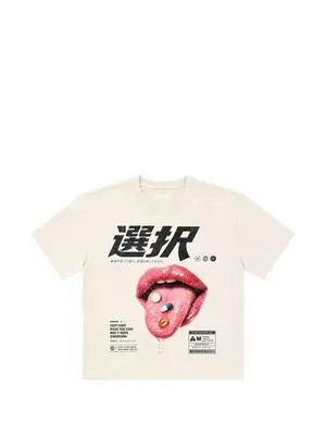 MELT Graphic-print T-shirt - Neutrals