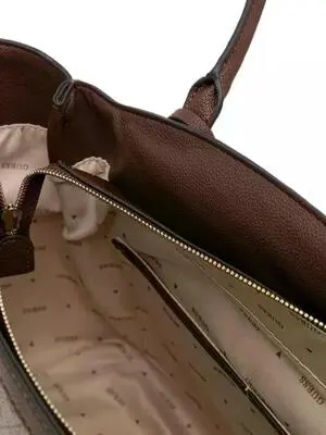 Guess Logo-print Grained Tote Bag