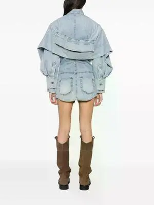 Attico Denim Mini Dress
