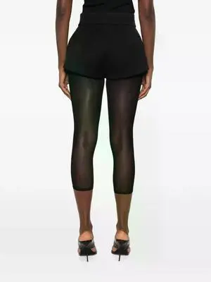 VESTIAIRE D'UN OISEAU LIBRE High-rise Structured Shorts