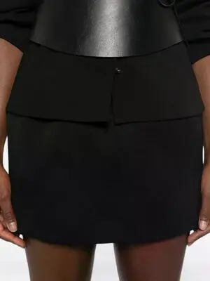 MUGLER High-waisted Mini Skirt