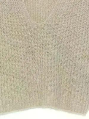 ALYSI Ribbed V-neck Sweater Vest
