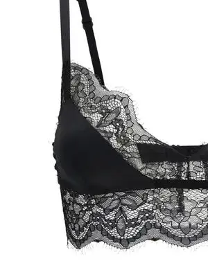Dolce & Gabbana Lace-trim Satin Bralette