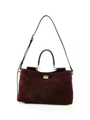 Dolce & Gabbana Sicily Logo-plaque Tote Bag - Red