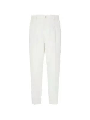 Eleventy Pleated-detail Tailored Trousers - Neutrals