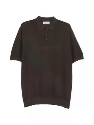 JEORDIE'S Fine-knit Short-sleeve Polo Shirt