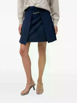 Hugo Chain-detail Pleated Mini Skirt