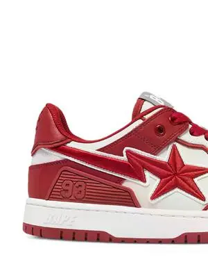 A BATHING APE Sk8 Sta #5 Red Sneakers