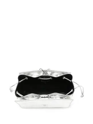 Patrizia Pepe Laminated Leather Clutch Bags