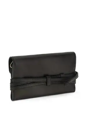 Moschino Mini Buckle-detail Leather Shoulder Bag