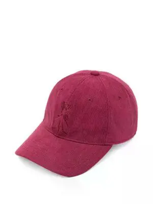 Patrizia Pepe Corduroy Baseball Cap - Red