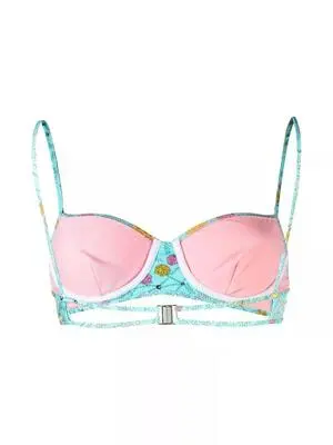 Emilio Pucci Shell-print Underwire Bra