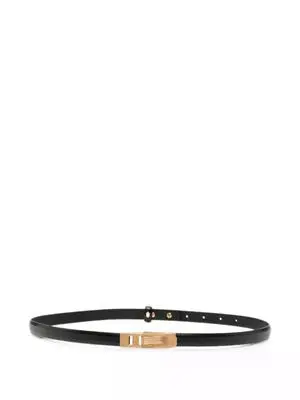 Alberta Ferretti Ridged-buckle Leather Belt