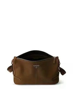Prada Nubuck-leather Shoulder Bag