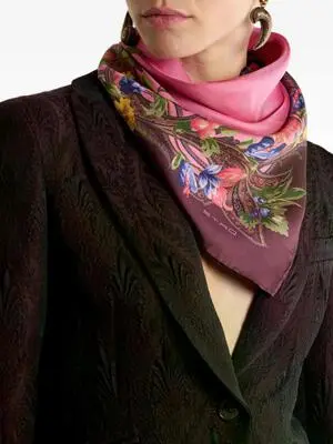 Etro Paisley Floral-print Scarf