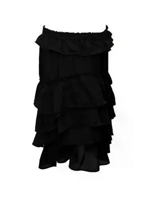 ISABEL MARANT VINTAGE Ruffled Silk Skirt