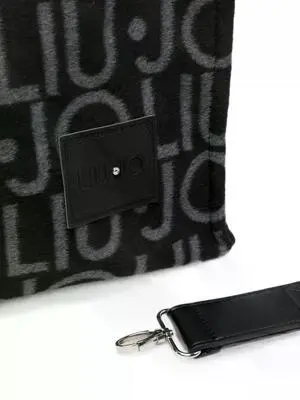 Liu Jo Logo-jacquard Tote Bag - Black