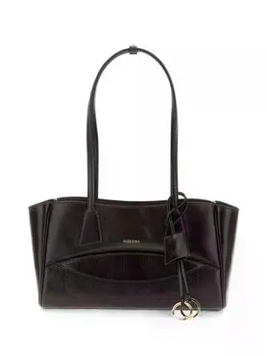 HIDESINS Small Crinkled-leather Tote Bag - Brown