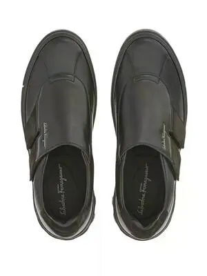 FERRAGAMO Low-top Leather Sneakers