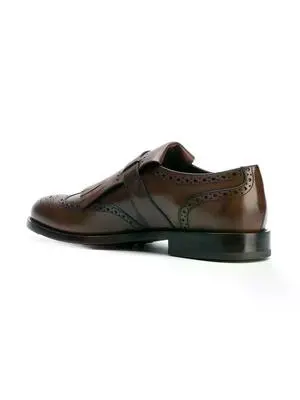 TOD'S Fringed Buckled Shoes