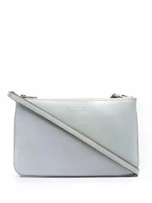 Furla Embossed Logo Crossbody Bag - Blue