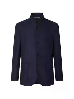 Corneliani Virgin Wool-twill Blazer - Blue