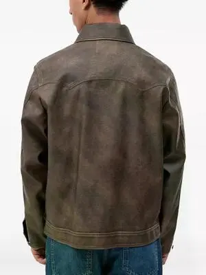 Hugo Zip-up Faux-leather Jacket