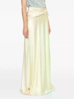 Arcina Ori Andi Twisted-waist Maxi Skirt - Neutrals