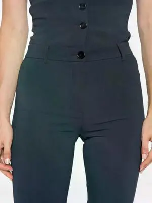 Patrizia Pepe Button-fastening Slim-fit Trousers