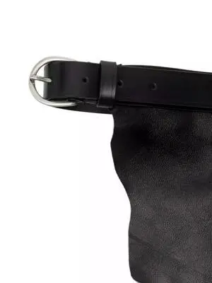 ANN DEMEULEMEESTER Asymmetric Leather Belt