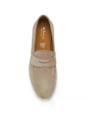 Kiton Suede Slip-on Loafers