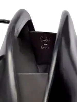 LEMAIRE X Carlos Peñafiel Fesses Bag In Patinated Leather - Black