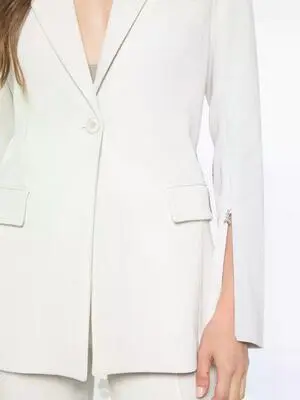 Patrizia Pepe Zip-cuff Single-breasted Blazer