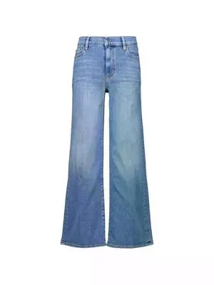 FRAME Le Slim Wide-leg Jeans - Blue