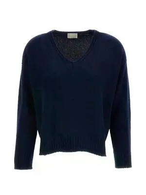 DRUMOHR Cashmere V-neck Sweater - Blue