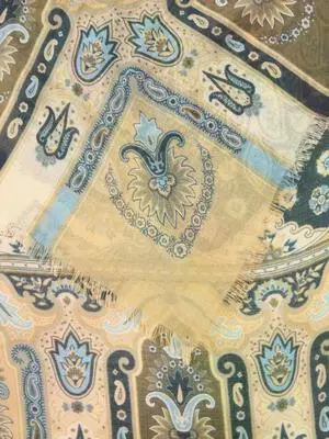Etro Paisley-print Frayed-edge Scarf